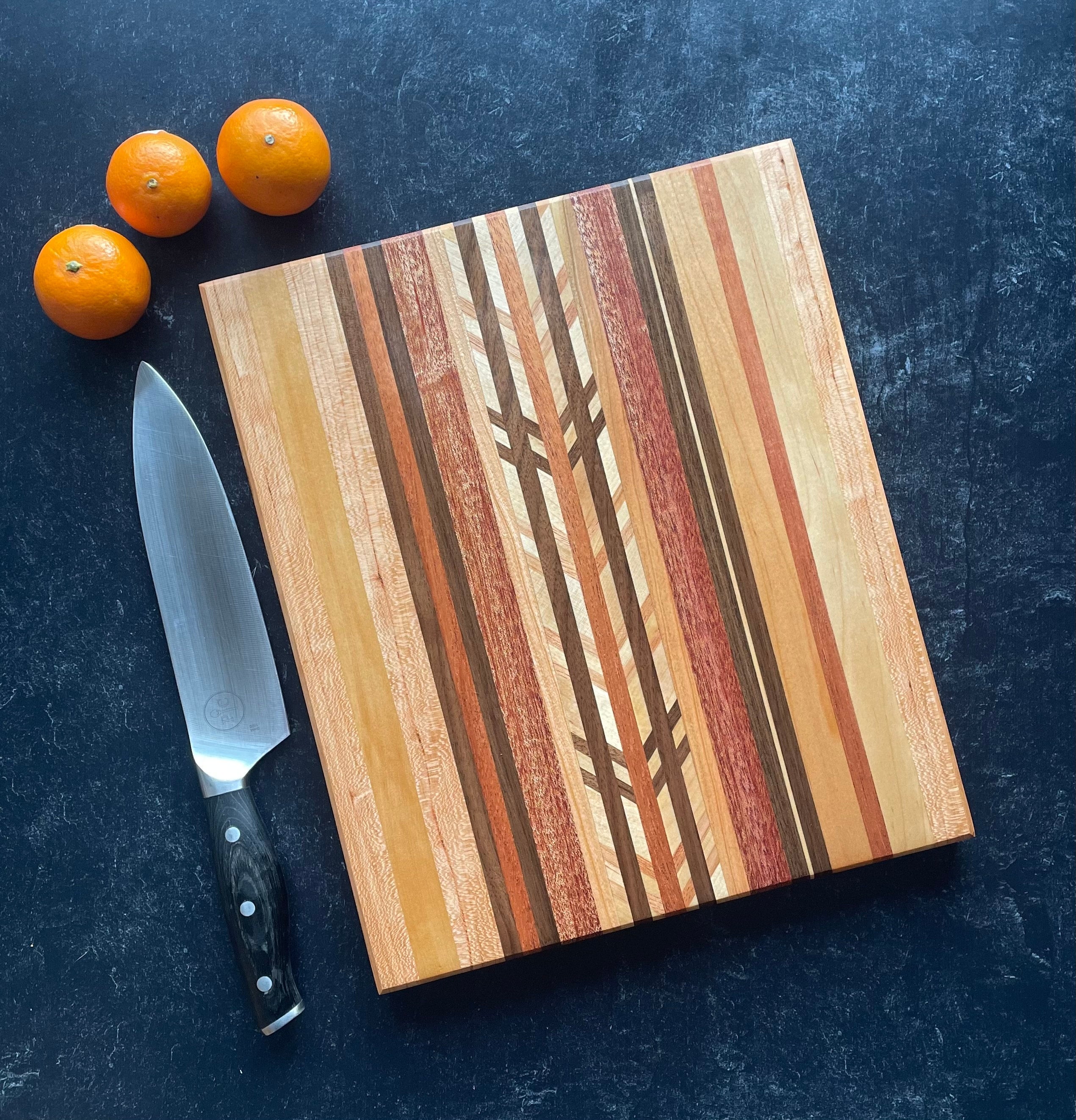 Large Cutting Board: Wide Chevron | The Wilder Woodshop